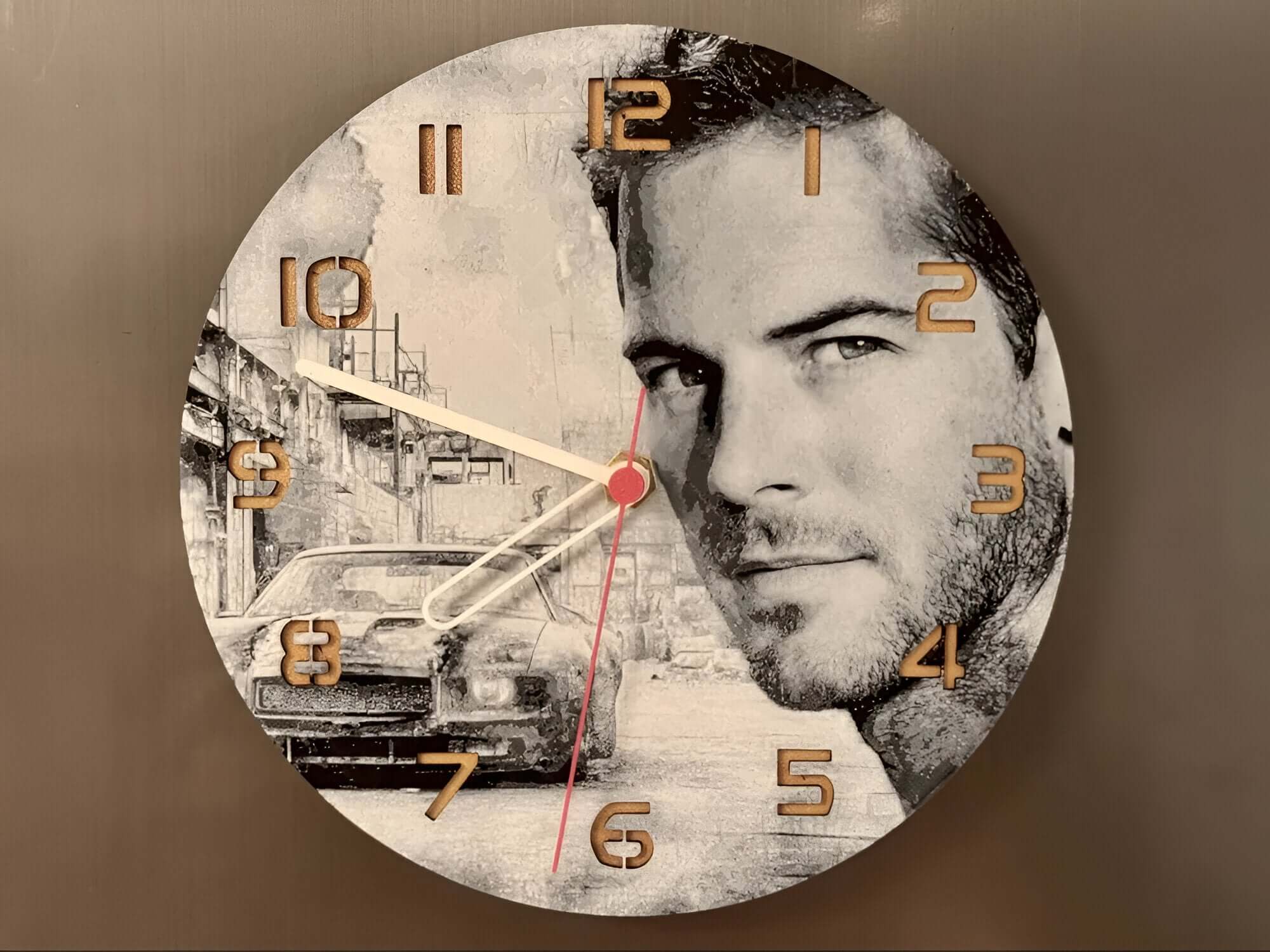 Paul Walker Paul Walker Wall Clock - Fast & Furious Edition – FPH-3D ...