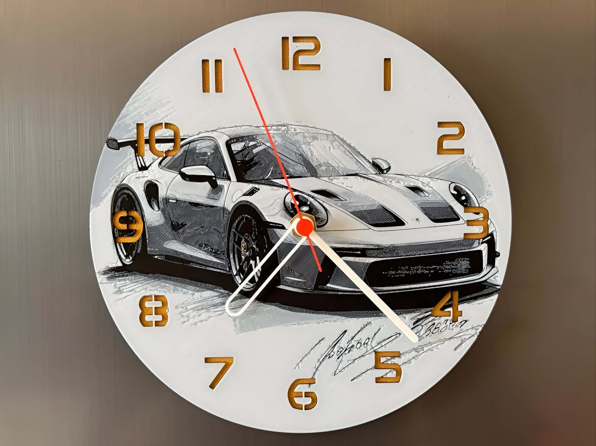 Porsche GT Wall Clock – Signature Edition with Style & Performance ...