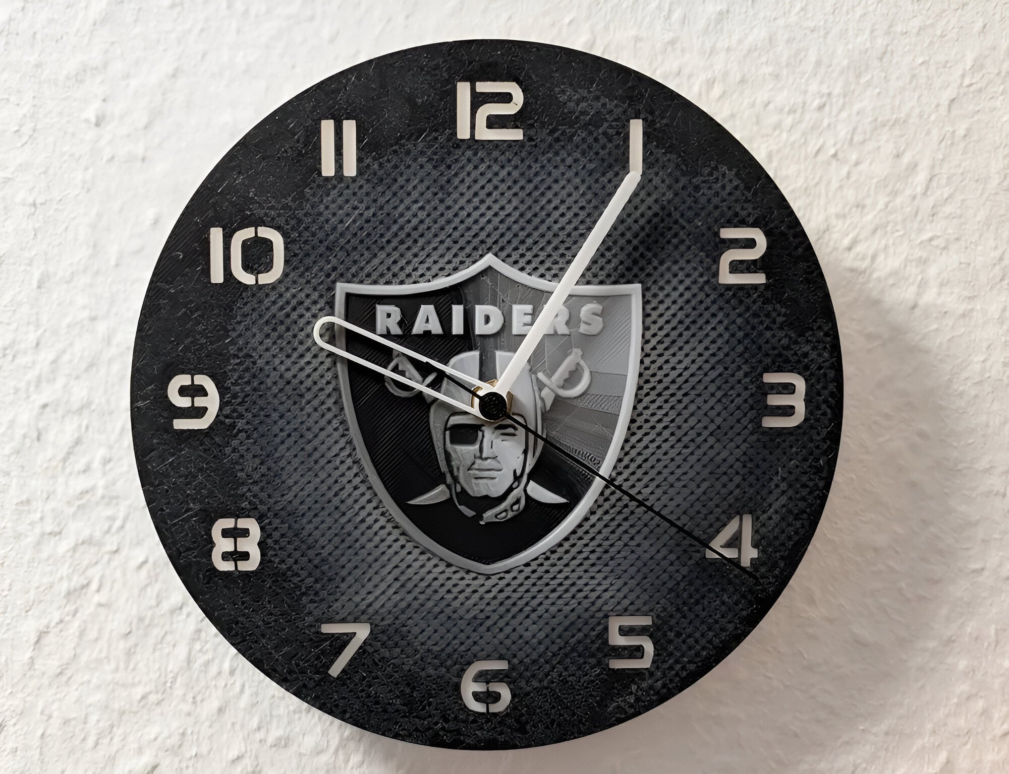Raiders Wall Clock – NFL Edition with Team Spirit & Power – FPH-3D ...